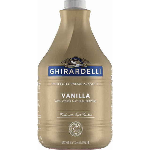 Ghirardelli Vanilla Sauce Wholesale - 64 oz - Java Estate – Java Estate ...